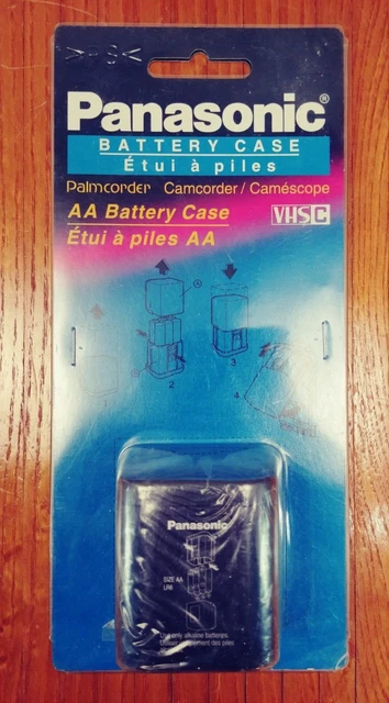 PANASONIC BATTERY CASE for VHS Palmcorder 6AA Batteries Housing PV-AA6 ...