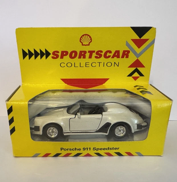 MAISTO SHELL SPORTS Car Collection 1:38 Diecast -Porsche 911 Speedster ...