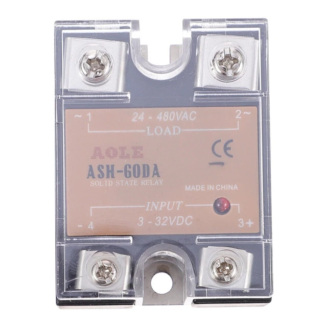 RELAY SINGLE PHASE Semi-Conductor Relay 60A Semi-Conductor Relay £15.88 ...