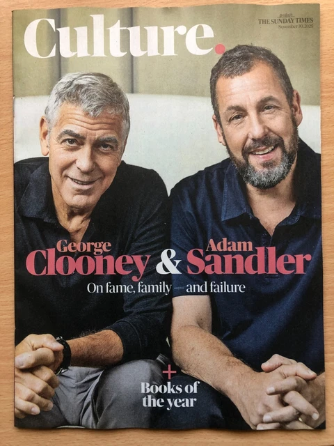 SUNDAY TIMES CULTURE MAGAZINE 30th NOVEMBER 2025 GEORGE CLOONEY ADAM ...