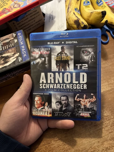 RARE ARNOLD SCHWARZENEGGER 6 Film Collection Blu Ray Total Recall, T2 ...