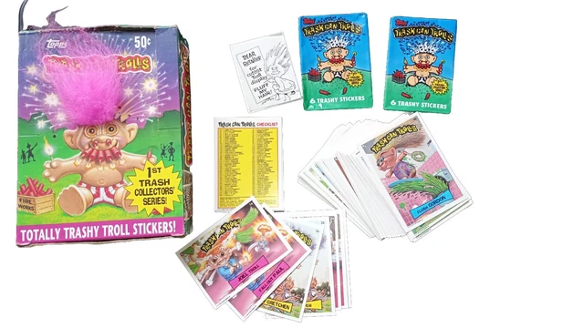 GARBAGE PAUL KIDS Spin-off Trash Can Trolls Complete Set With Wrapper ...