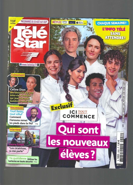 TELE STAR-30 AOUT 2025-ICI TOUT COMMENCE/Céline DION/Laura SMET/HANOUNA ...