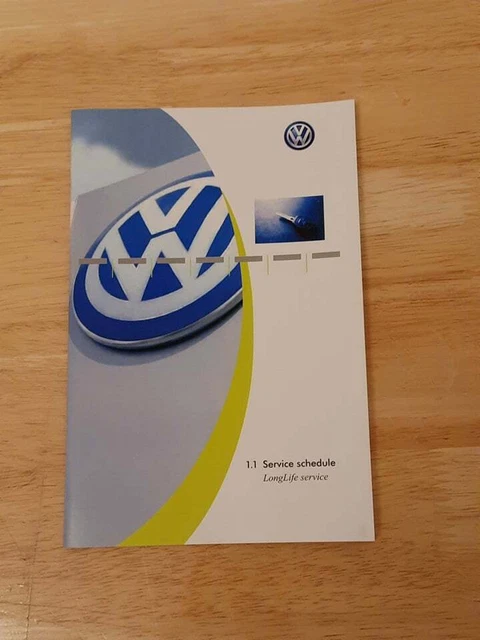 VOLKSWAGEN SERVICE BOOK Stamped Covers All Vw Models £50.00 - PicClick UK