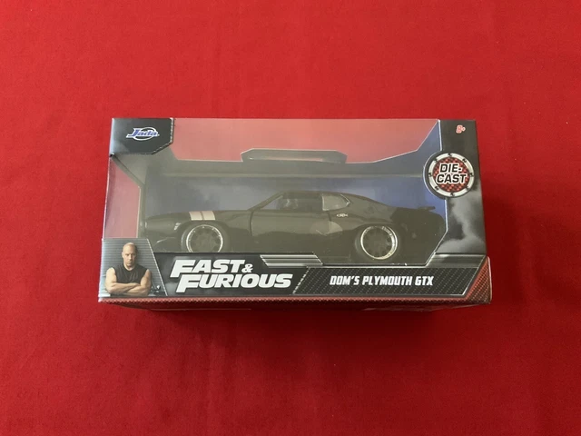 JADA TOYS FAST & Furious Dom’s Plymouth GTX 1:32 Diecast 5.25” NIB $12. ...