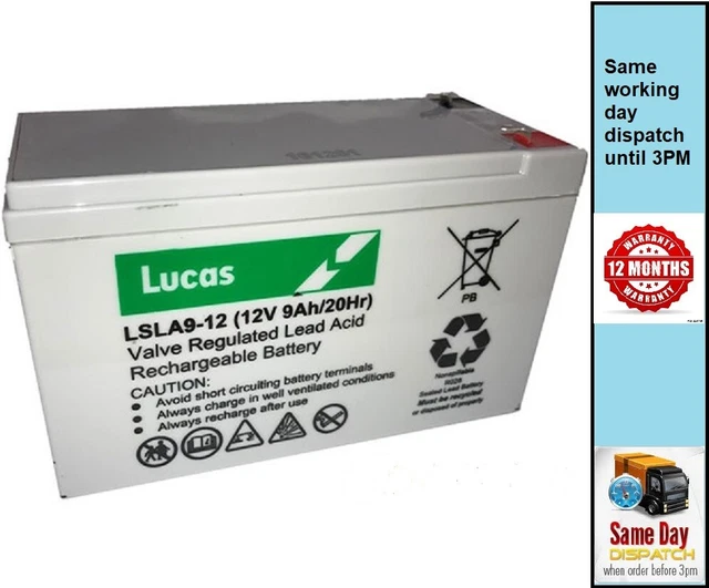MOUNTFIELD LAWN TRACTOR Battery 725V R25M R25V - 12v 9Ah (uprated ...