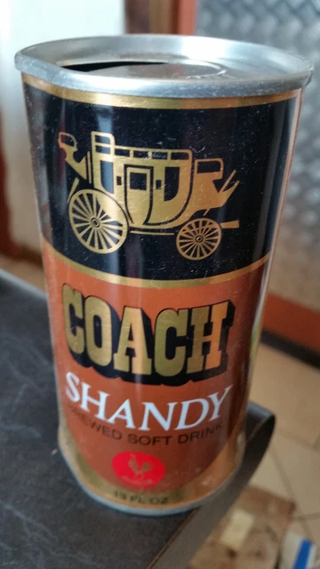 RARE VINTAGE coach shandy soft drink tin can EUR 36,12 - PicClick FR