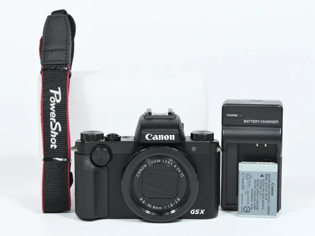 CANON POWERSHOT G5 X 20.2 MP G5X Digital Camera Black [Open Box] $793. ...