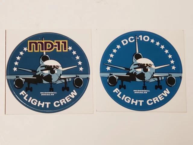 VTG 2 1980S MCDONNELL DOUGLAS DC-10, MD-11 Flight Crew Aircraft ...