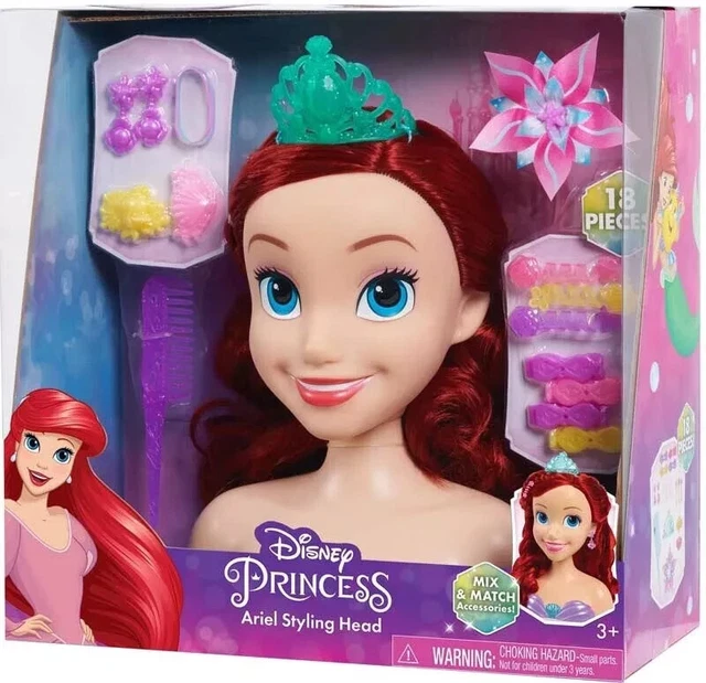 DISNEY PRINCESS BASIC Ariel Styling Head £23.20 - PicClick UK