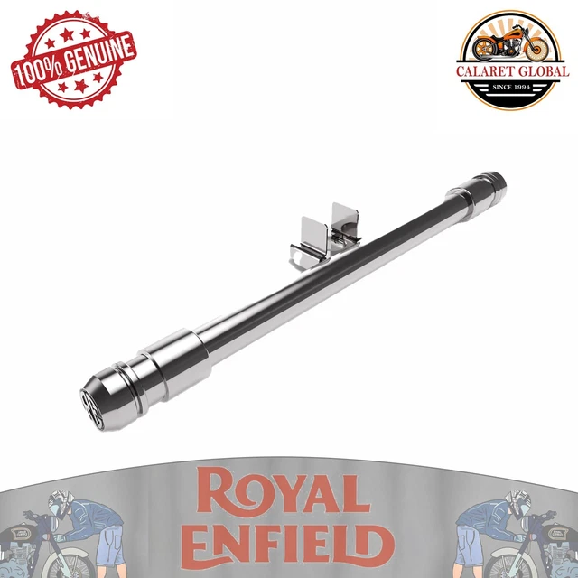 SILVER STRAIGHT ENGINE Bar For Royal Enfield Classic 350/500(Uce ...