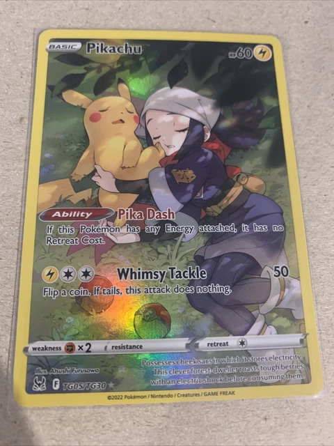 POKÉMON TCG PIKACHU Lost Origin Trainer Gallery TG05/TG30 Holo Ultra ... POKÉMON TCG PIKACHU Lost Origin Trainer Gallery TG05/TG30 Holo Ultra ...