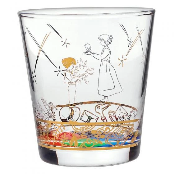 STUDIO GHIBLI WORK Howl's Moving Castle magic color disc glass Cup ...