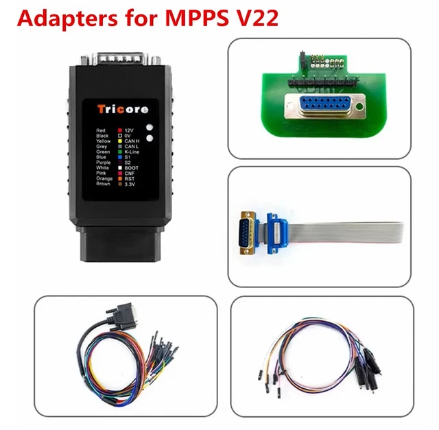 SET COMPLETO X MPPS DI PINOUT ECU TRICORE BREAKOUT Tricore Boot + BOSCH ...