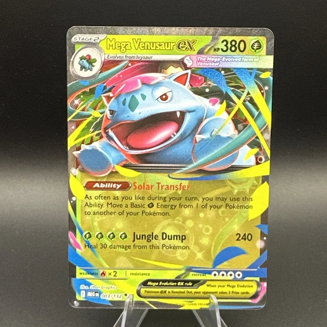 MEGA VENUSAUR EX 3/132 - Pokemon Mega Evolutions English NM £1.79 ...