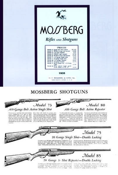 MOSSBERG 1935 GEWEHRE und Schrotflinten Katalog EUR 9,13 - PicClick DE