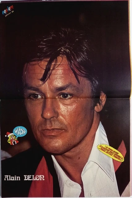 ALAIN DELON = Poster Coupure De Presse 2 Pages 1980 / Clipping EUR 5,00 - PicClick IT