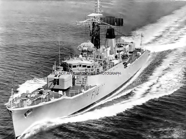 ROYAL NAVY TYPE 41 Frigate Hms Leopard £1.99 - PicClick UK