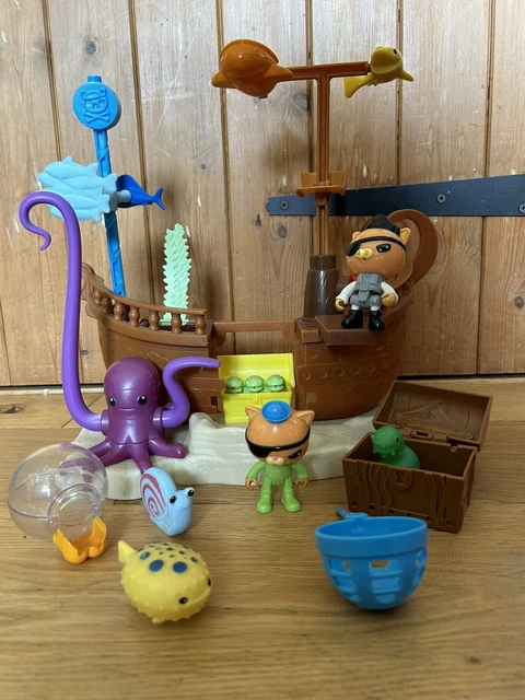 OCTONAUTS SHIPWRECK PIRATE Ship with Kwazii & Sea Creatures Complete £ ...