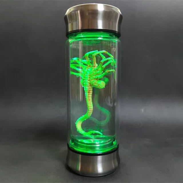LIGHT UP XENOMORPH Facehugger Embryo Jar Alien Romulus Regal Popcorn ...