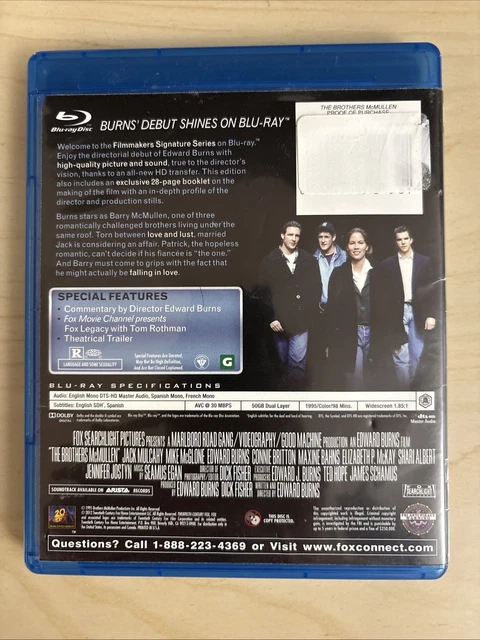 THE BROTHERS MCMULLEN Blu Ray - Edward Burns, Maxine Bahns, Connie ...