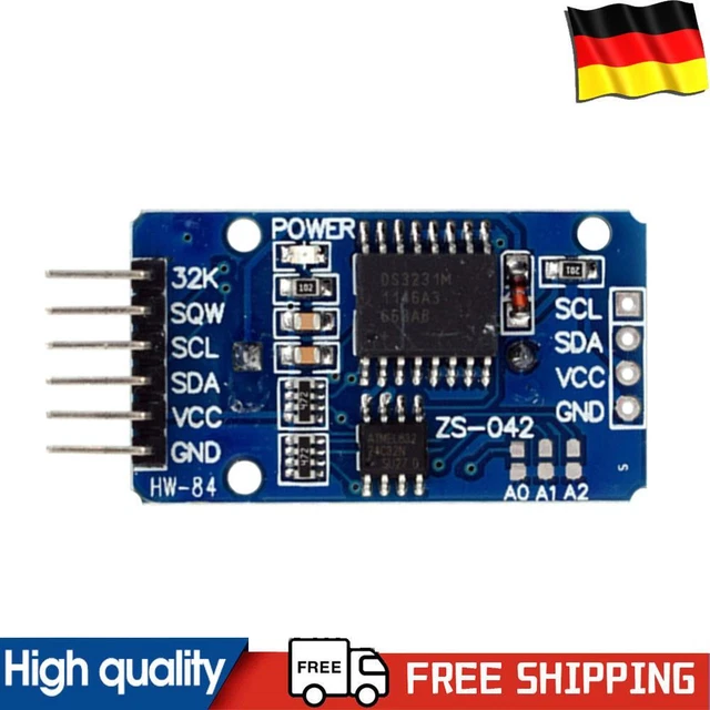 HW-084A DS3231 AT24C32 Precision IIC Module RTC Real Time Clock Memory ...