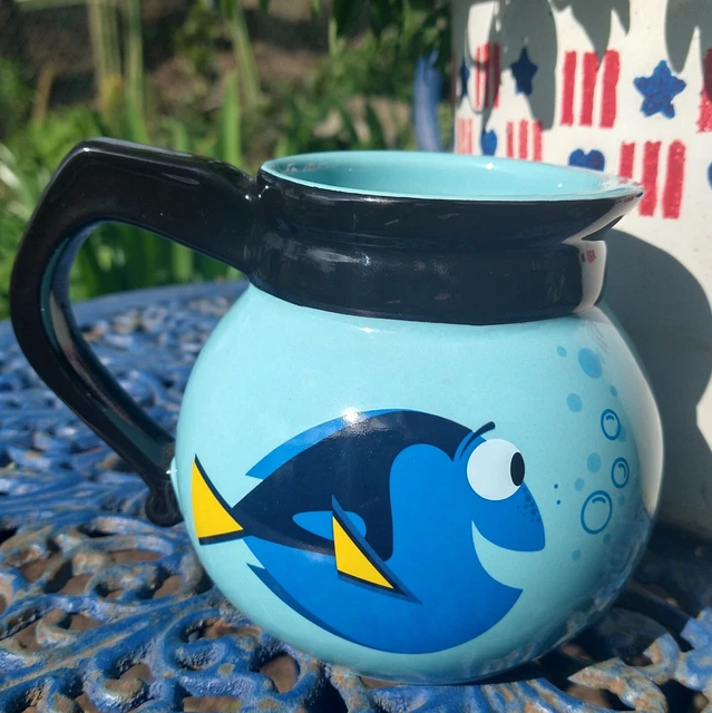 DISNEY STORE FINDING Nemo Dory Pixar Coffee Pot Mug Cup Pitcher Blue ...