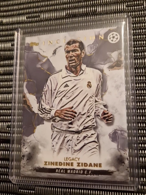 CARTA LEGACY 2022-23 Topps Inception Zinedine Zidane Real Madrid La ...
