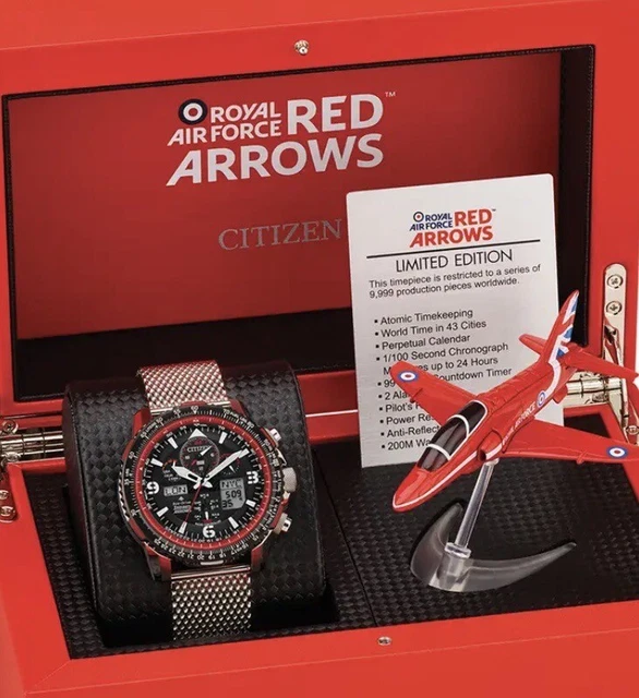 CITIZEN PROMASTER RED Arrows Skyhawk A-T 46mmSilver-tone Stainless ...