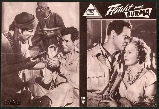 FILMPROGRAMM DNF, FLUCHT nach Burma, Barbara Stanwyck, Robert Ryan ...