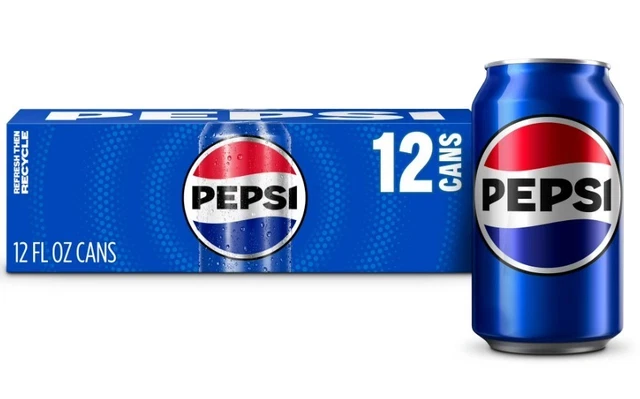 PEPSI COLA SODA Pop, 12 fl oz, 12 Pack Cans £11.78 - PicClick UK