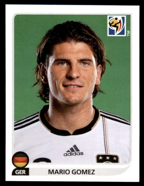 PANINI FOOTBALL STICKER - 2010 World Cup - No 276 - Germany - Mario ...