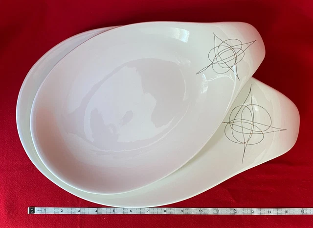 VINTAGE MID-CENTURY MODERN Hallcraft Fantasy Eva Zeisel Platters - 15 ...