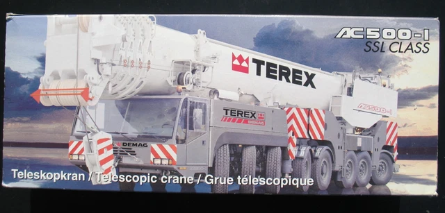 CONRAD 2098/0 TEREX DEMAG AC 500-1 Teleskopkran SSL Class 1:50 Crane ... CONRAD 2098/0 TEREX DEMAG AC 500-1 Teleskopkran SSL Class 1:50 Crane ...