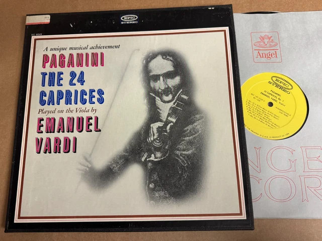 BSC 149 EMANUEL Vardi Paganini The 24 Caprices 2 LP box set £50.00 ...