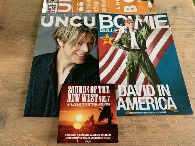 UNCUT MAGAZINE OCTOBER 2025 David Bowie Ozzy Osbourne With Giant Poster And CD £6.51 - PicClick UK