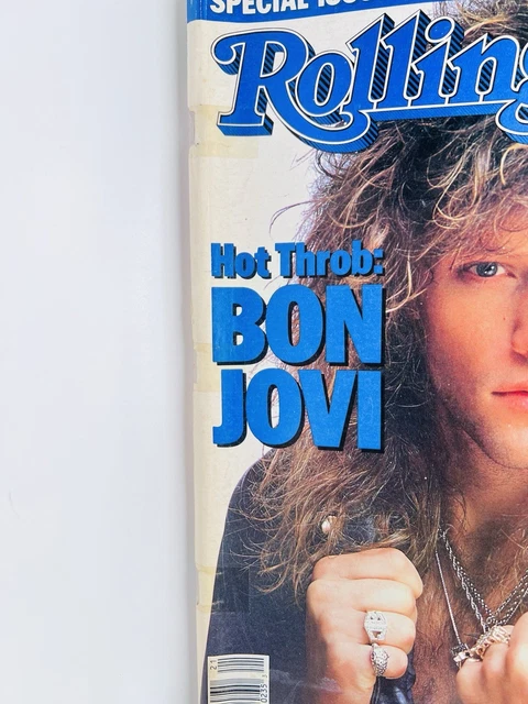 BON JOVI ROLLING Stone Magazine Issue # 500 May 21st 1987 Hair Metal Sambora £4.46 - PicClick UK