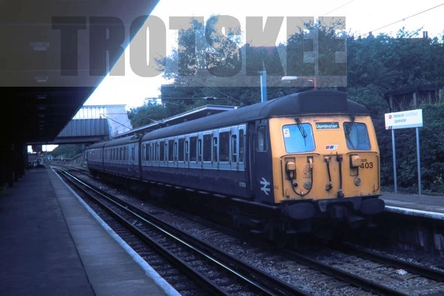 35MM SLIDE BR British Rail Electric EMU Class 305 305403 Upminster 1987 ...