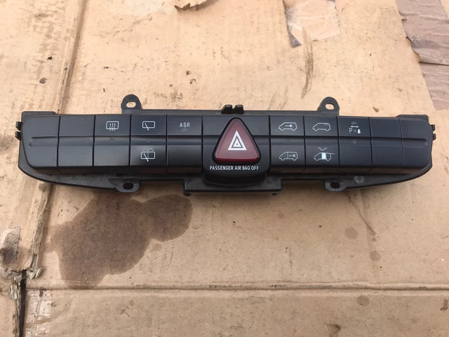 MERCEDES BENZ VITOVIANO W639 Hazzard Rear Window Wiper Buttons Switch ...
