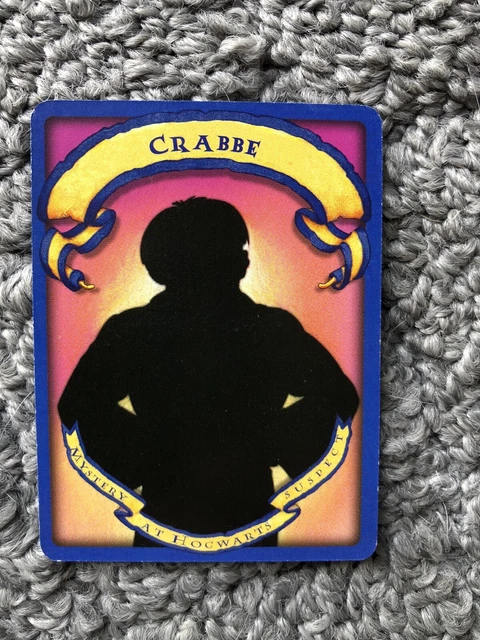 HARRY POTTER MYSTERY At Hogwarts Board Game Crabbe Replacement Card 0 99 PicClick harry-potter-mystery-at-hogwarts-board-game-crabbe-replacement-card-0-99-picclick