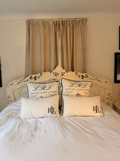 FRENCH ROCOCO / Louis XV Style Super King Bed Frame – Cream ...