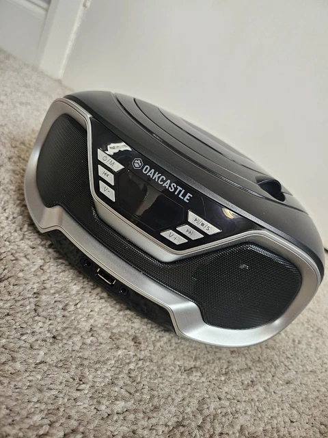 OAKCASTLE CD200 PORTABLE CD PLAYER BOOMBOX with Bluetooth & FM Radio £ ...