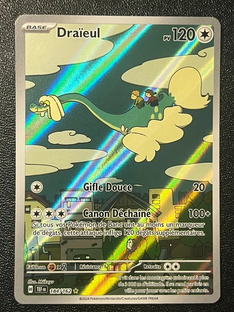 CARTE POKÉMON DRAIEUL 184/162 - AR - TEF Forces Temporelles - EV05 FR ...