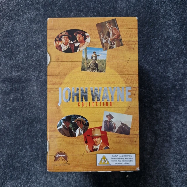 JOHN WAYNE COLLECTION - VHS Box Set (x4 VHS Videos) £13.00 - PicClick UK