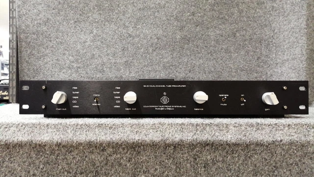 COUNTERPOINT SA-3.1 TUBE Control Amplifier Worn Overhauled Symmetric ...