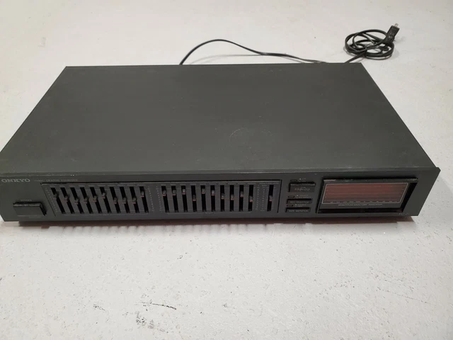 ONKYO MODEL EQ 25 Stereo Graphic Equalizer Spectrum Analyzer UNTESTED ...