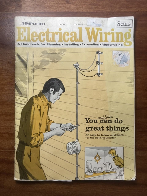 1979 VINTAGE SEARS Simplified Electrical Wiring Book Manual Handbook ... 1979 VINTAGE SEARS Simplified Electrical Wiring Book Manual Handbook ...