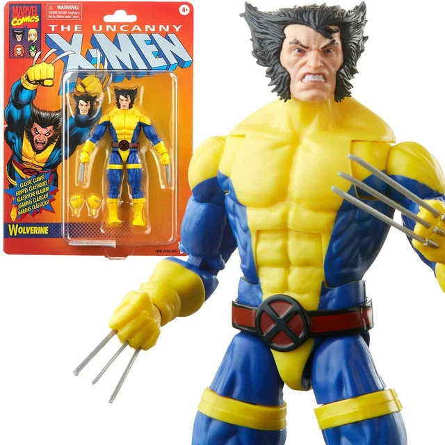 MARVEL LEGENDS CLASSIC Wolverine 6" Scale Action Figure - Hasbro £23.95 ...