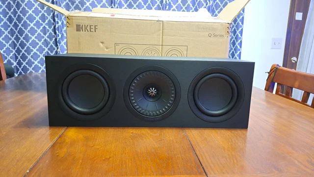 KEF Q SERIES 5-1/4" Passive 2-Way Center-Channel Speaker - Black (Q250C) $472.57 - PicClick CA