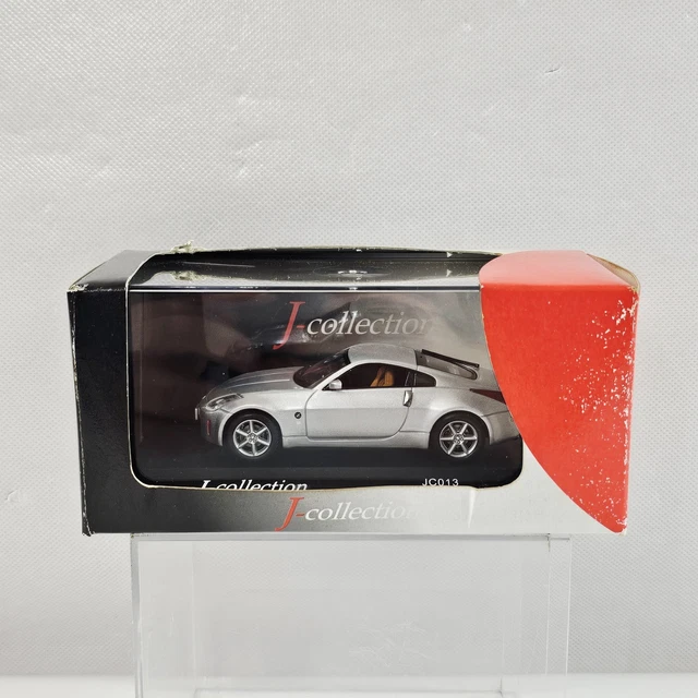 J-COLLECTION NISSAN 350Z Coupe Silver 1:43 Scale Diecast Car JC013 New ...